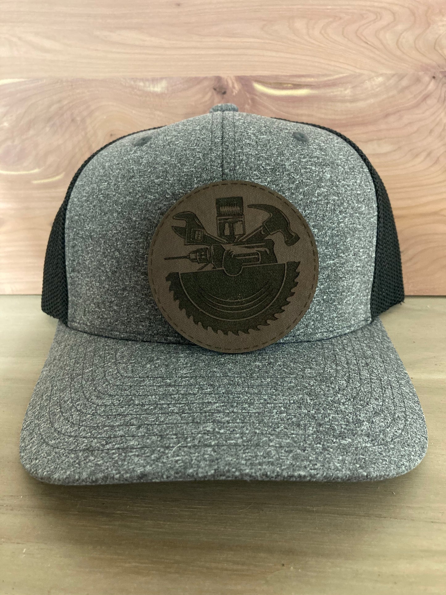 Tools Sawblade Leatherette Hat Patch Eandq Designs And Wholesale